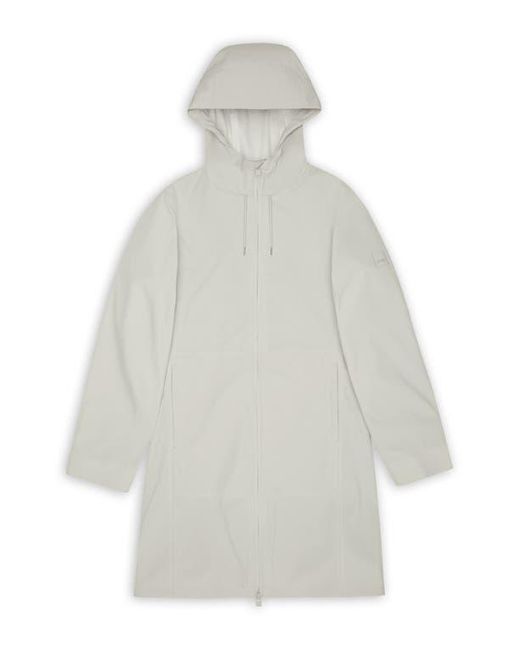 Rains Suva Waterproof Hard Shell Raincoat in Gray | Lyst