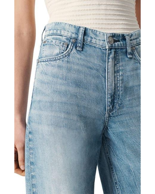Rag & Bone Featherweight Sofie High Waist Wide Leg Jeans in Blue | Lyst
