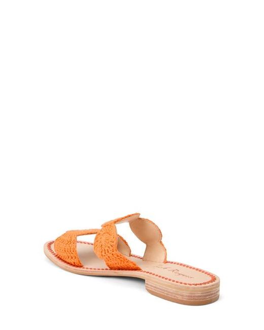 Jack Rogers Laurin Crochet Sandal in Orange | Lyst