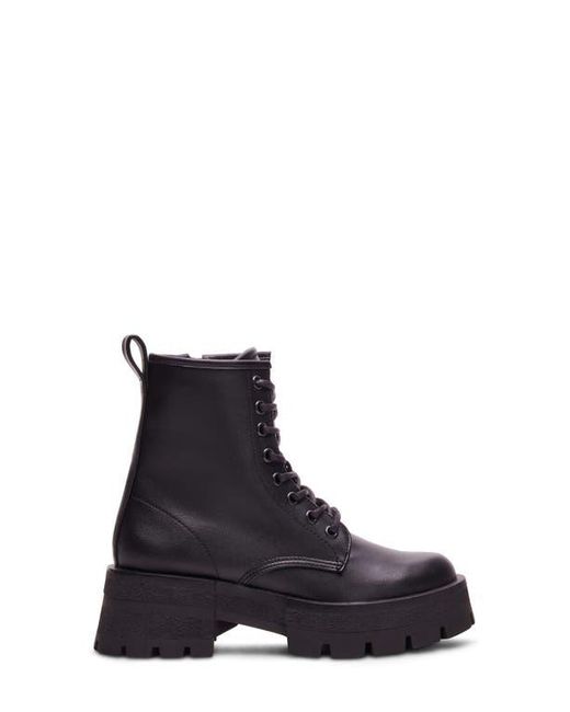 Steve Madden Rascal Lug Sole Combat Boot in Black | Lyst