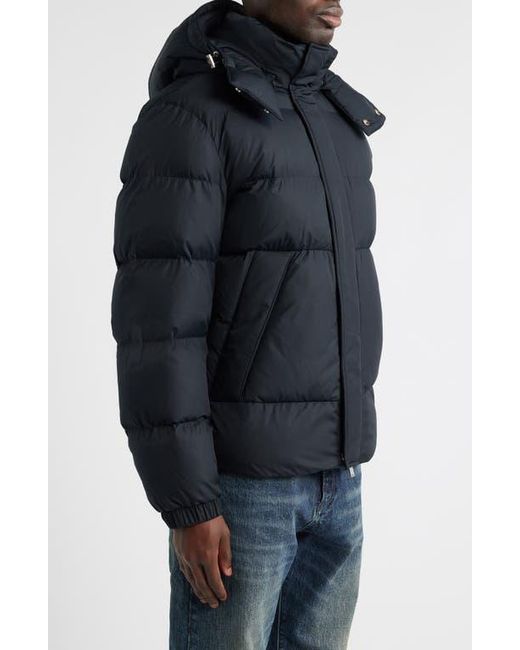 BOSS Water Repellent Puffer Coat With Removable Hood in Black for Men ...