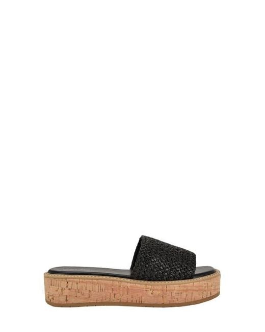 Calvin Klein Arzelia Platform Sandal in Black | Lyst