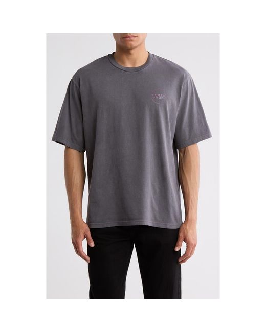 BOILER ROOM Core Logo Oversize Cotton Graphic T-Shirt in Gray for Men ...