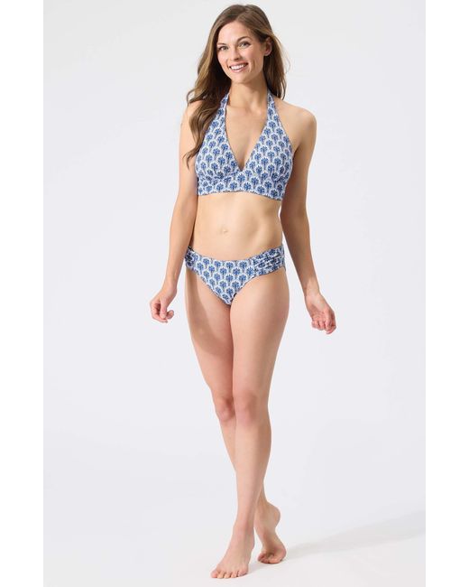 Tommy Bahama Playa Brava Reversible Bikini Top In Blue Lyst