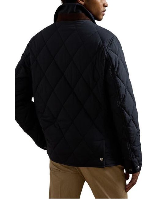 Ralph Lauren Carleton Diamond Quilted Down Jacket in Blue for Men | Lyst