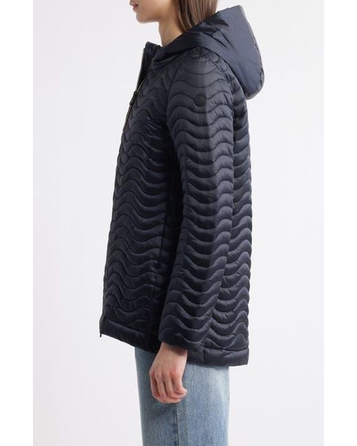Save The Duck Sirena Water Repellent Puffer Jacket in Black | Lyst