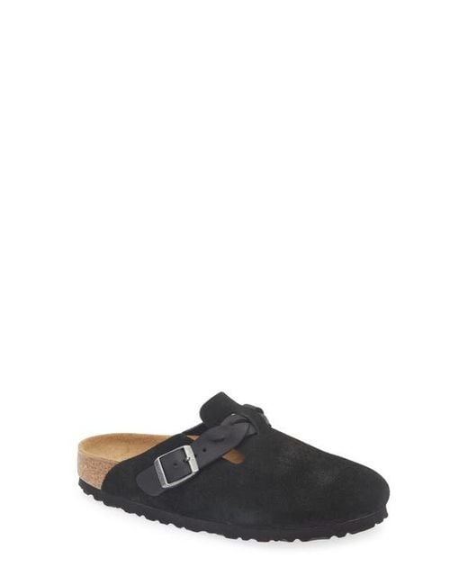 Birkenstock Boston Braid Clog in Black | Lyst