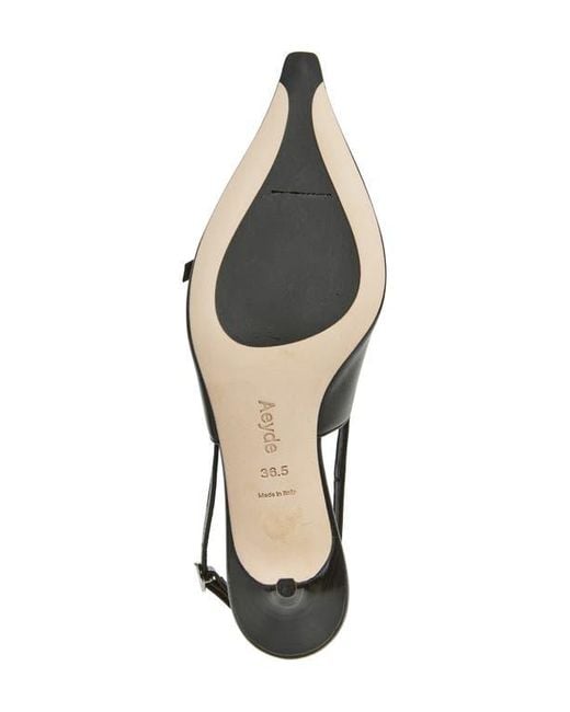 Aeyde Saba Slingback Pump in Black | Lyst