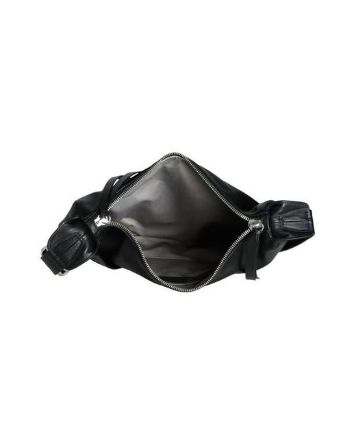 Rag & Bone Medium Mercer Leather Hobo Bag in Black | Lyst