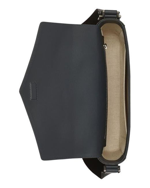 MCM Small Himmel Lauretos Coated Canvas Messenger Bag in Gray for Men ...