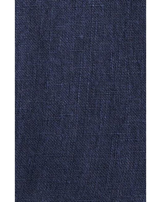 Percival Linen Shirt in Blue for Men | Lyst