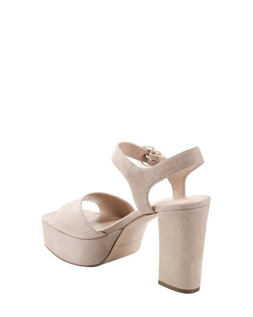Marc Fisher Cinthia Platform Sandal in Natural | Lyst