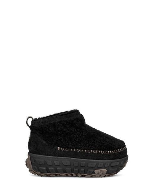 UGG Venture Daze Ultra Mini Genuine Shearling Platform Bootie in Black ...