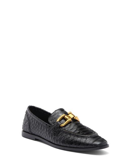 Jeffrey Campbell Leverage Moc Toe Bit Loafer in Black | Lyst