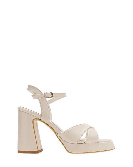 Forever & Always Shoes Yvonne Platform Sandals in Natural | Lyst
