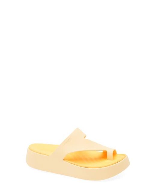 Crocs™ Getaway Toe Loop Platform Sandal | Lyst