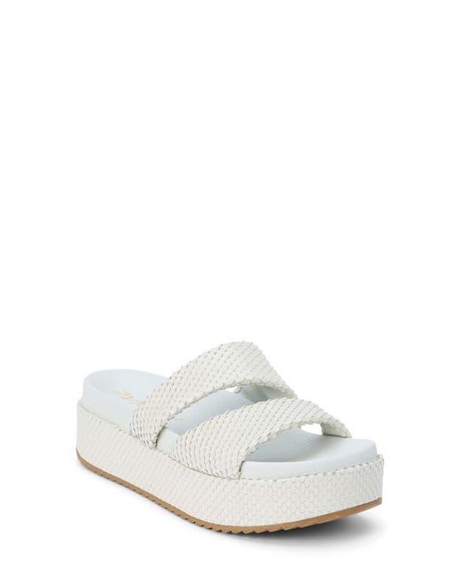 Matisse Blaine Platform Slide Sandal in White | Lyst