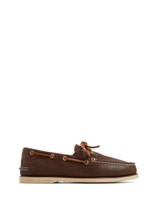 Sperry Top-Sider Cup Authentic Original 2-Eye Boat Shoe in Brown for ...