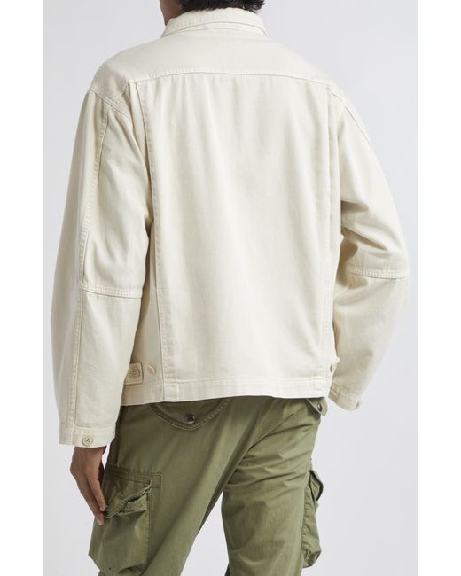 John Elliott Cotton Twill Chore Jacket in Natural for Men | Lyst John Elliott Cotton Twill Chore Jacket in Natural for Men | Lyst