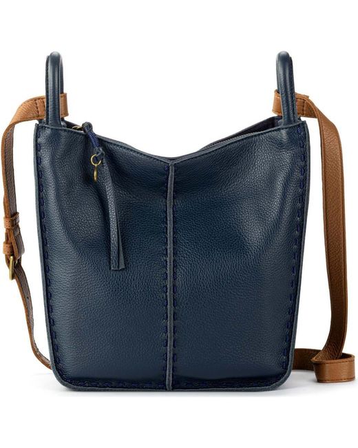 The Sak Los Feliz Crossbody Leather Bag in Blue | Lyst