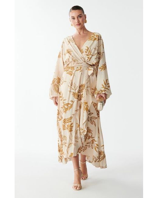 Savel Julia Midi Dress in Natural | Lyst