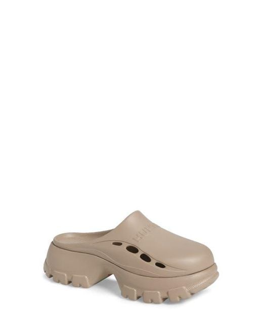 HUNTER Bryce Platform Mule in Natural | Lyst