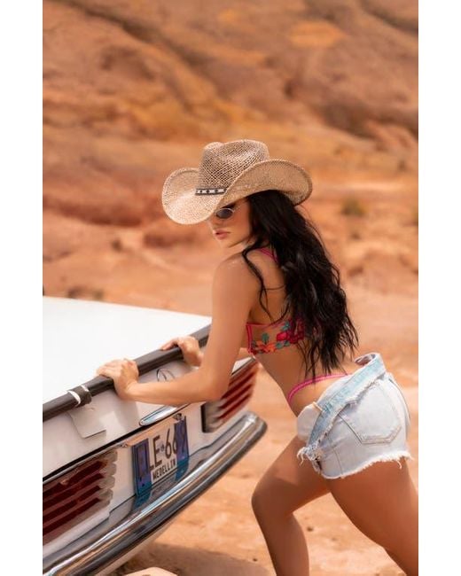 MAPALE Embroidered Underwire Bra & Thong Set | Lyst