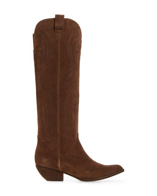Jeffrey Campbell Calvera Western Knee High Boot in Brown | Lyst