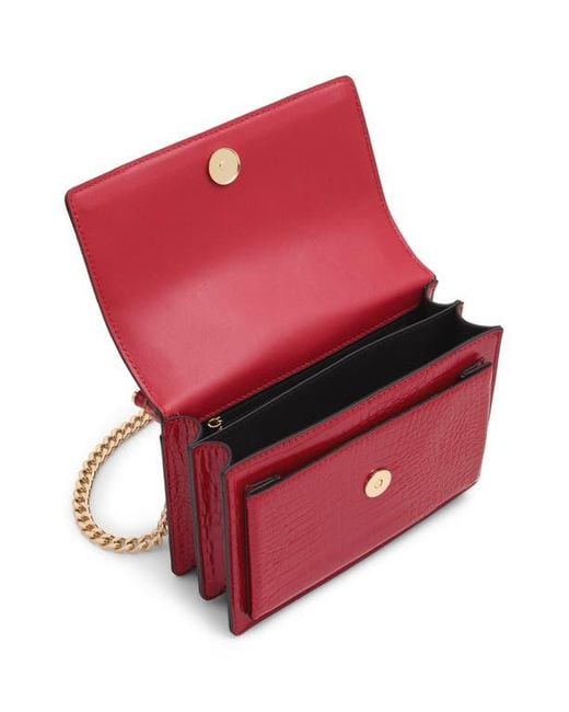 ALDO Miyabellx Croc Embossed Faux Leather Convertible Crossbody Bag in ...