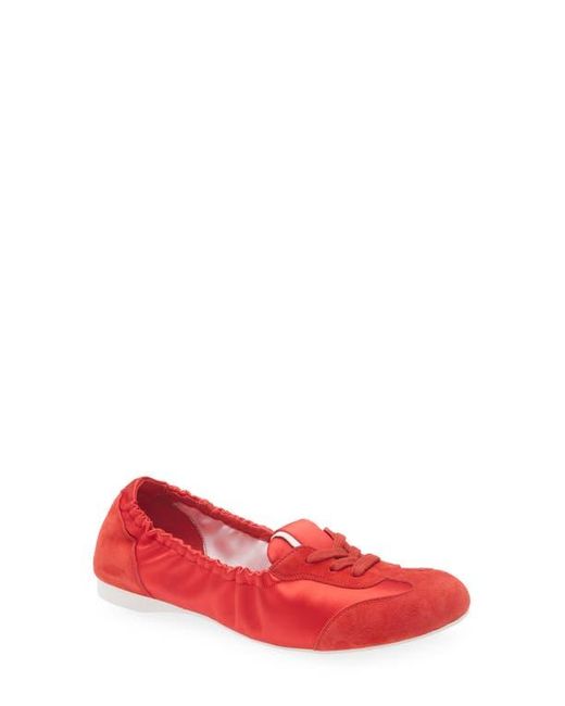 Jeffrey Campbell Stepper Flat in Red | Lyst