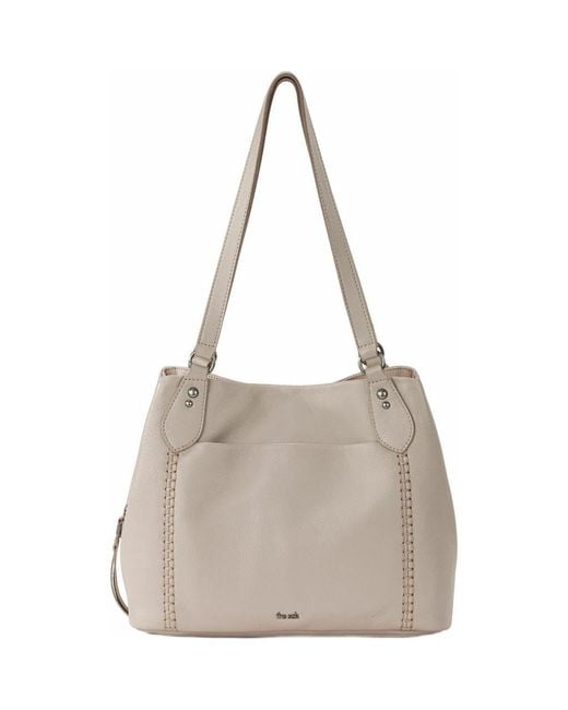 The Sak Melrose Satchel Bag in Gray | Lyst