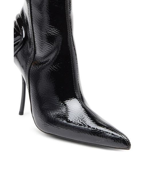 DIESEL Ten Half Pointed Toe Boot in Black | Lyst