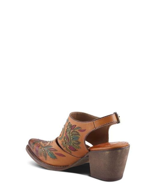 Spring Step Devika Stud Slingback Pump in Brown | Lyst