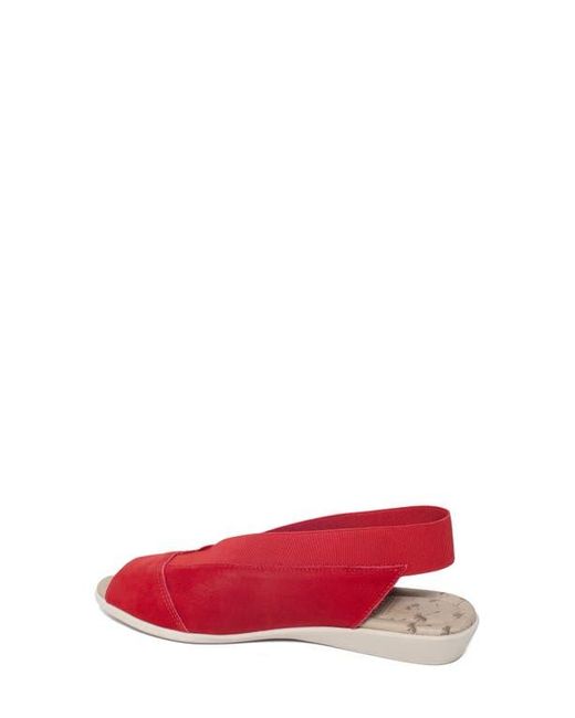 Cloud Caliber Vogue Slingback Sandal in Red | Lyst
