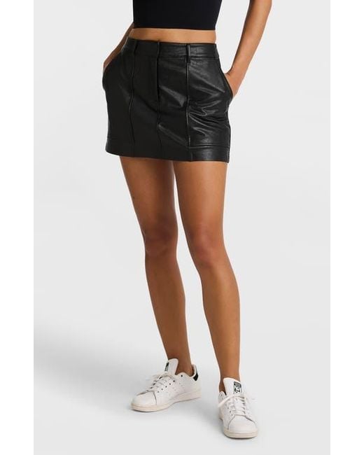 Commando Faux Leather Skirt in Black | Lyst