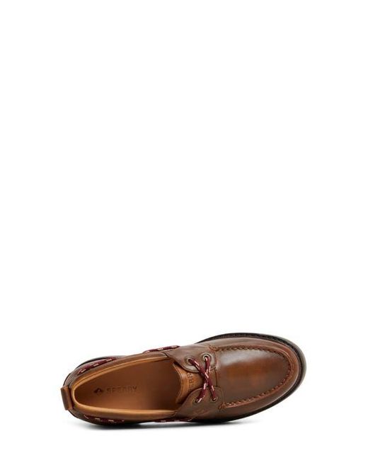 Sperry Top-Sider Authentic Original 3-Eye Lug Sole Boat Shoe in Brown ...
