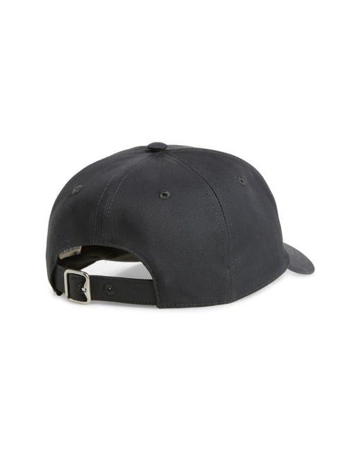 Burberry Equestrian Knight Detail Cotton Twill Baseball Cap in Black ...