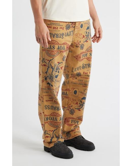 Levi's X Disney Pixar Toy Story Print Double Knee Canvas Carpenter ...