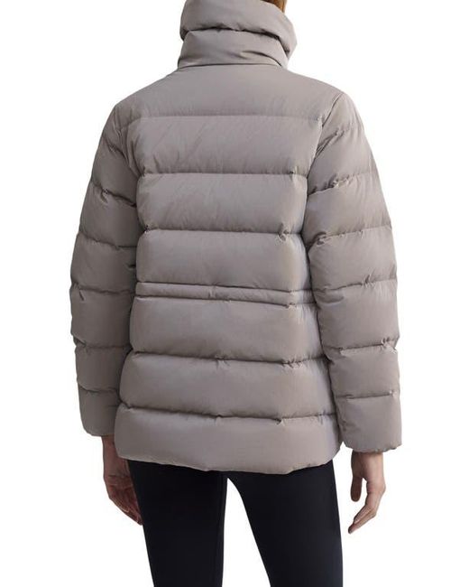 Varley Alena 700 Fill Power Down Puffer Jacket in Gray | Lyst
