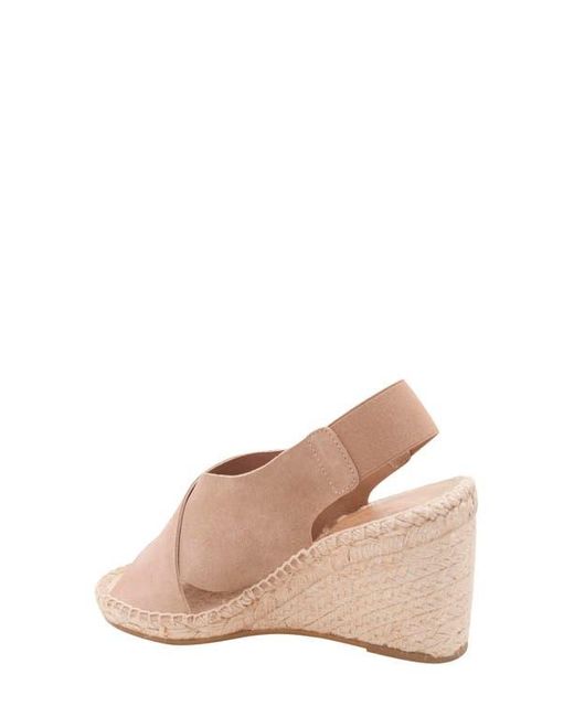 Andre Assous Figaro Slingback Wedge Sandal in Pink | Lyst