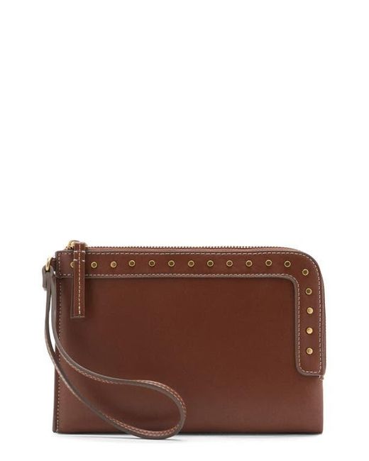 Mango Stud Detail Faux Wristle in Brown | Lyst