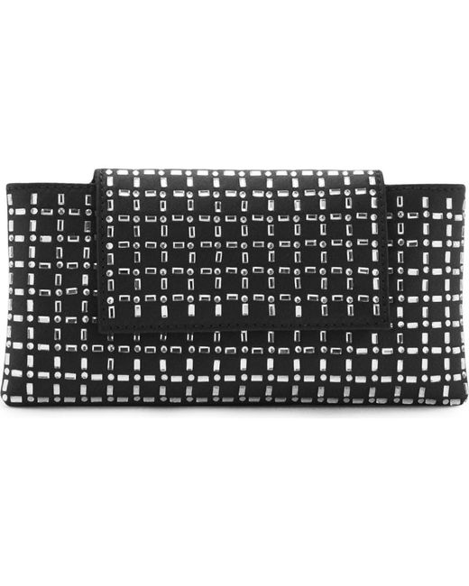 Mango Crystal Embellished Shoulder Bag in Black | Lyst