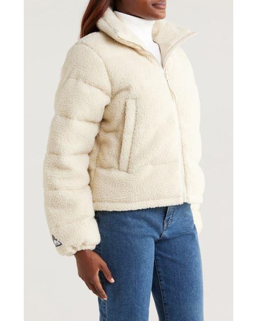 Helly Hansen Yu Teddy High Pile Puffer Jacket in Blue | Lyst
