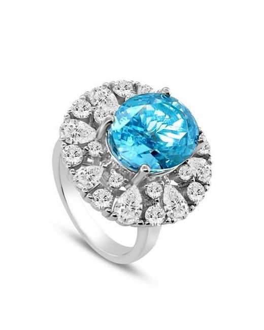 Anna Zuckerman Skya Ring in Blue | Lyst