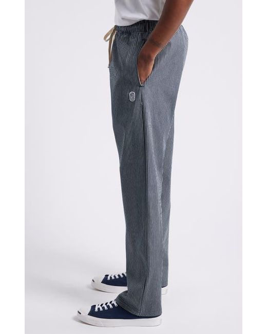 Standard Issue Railroad Stripe Drawstring Slacker Pants in Blue for Men ...