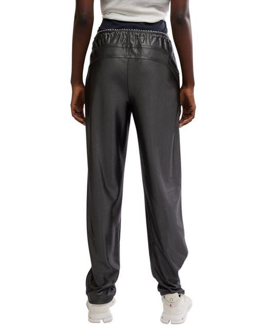 Free People Roll With It Drawcord Pants in Black | Lyst