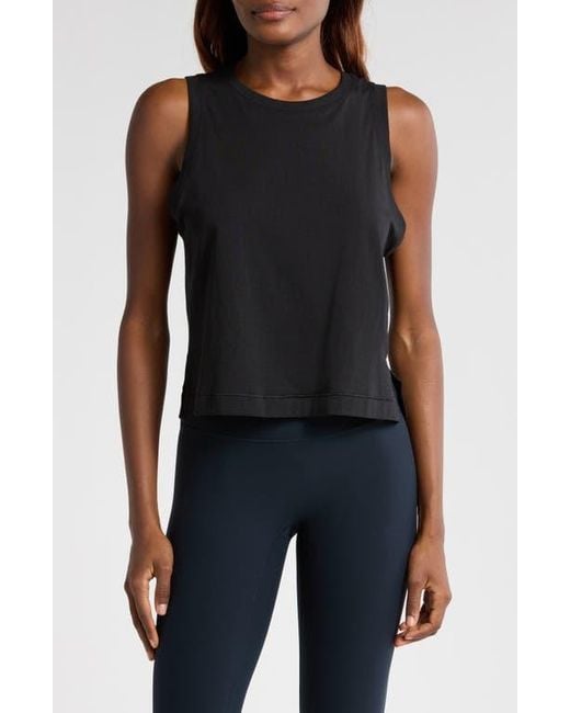 Spanx Supernatural Flow Tank in Black | Lyst