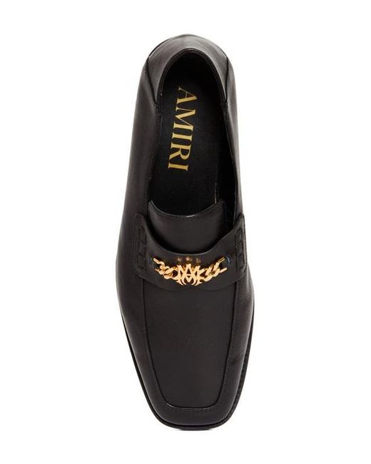 Amiri Ma Chain Penny Loafer in Black for Men | Lyst