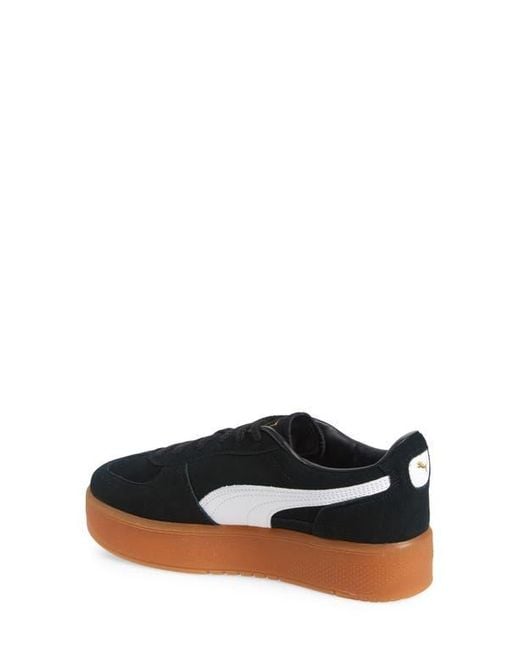 PUMA Palermo Elevata Platform Sneaker in Black | Lyst
