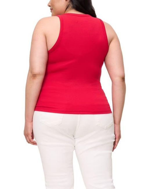The Standard Stitch The Rib Tank in Red | Lyst